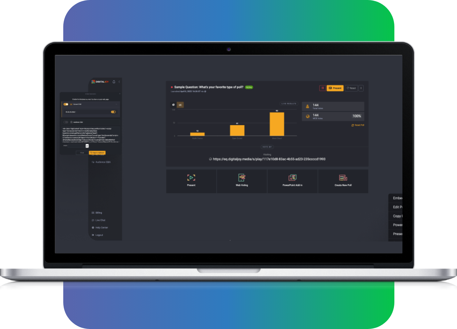 Digital Joy Engage | Audience Interaction Software